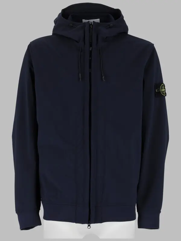 Stone Island Giacca In Tessuto Tecnico A Due Strati