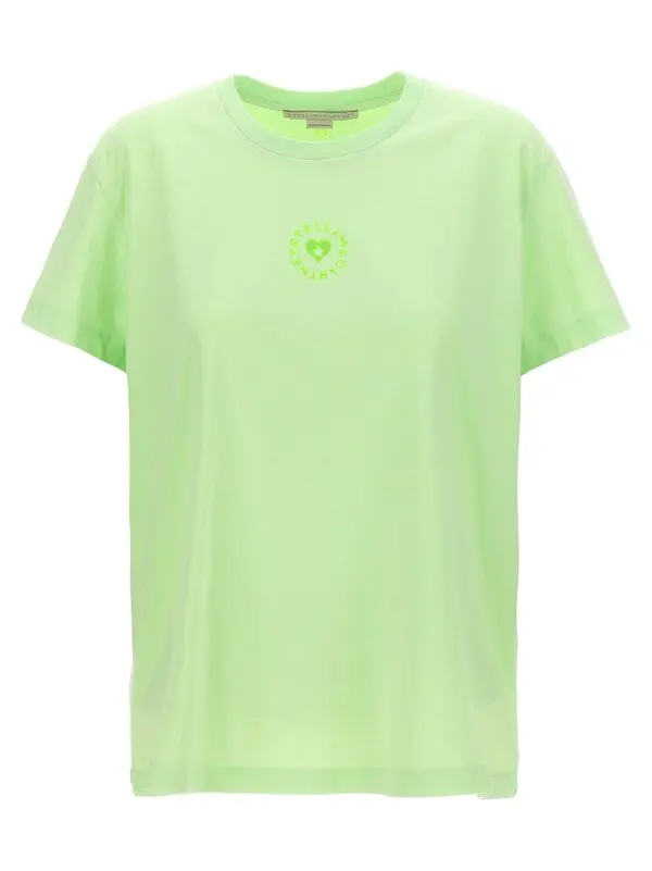 Stella McCartney Iconic Mini Heart' T-shirt - Green