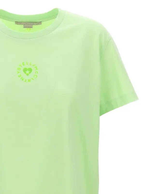 Stella McCartney Iconic Mini Heart' T-shirt - Green