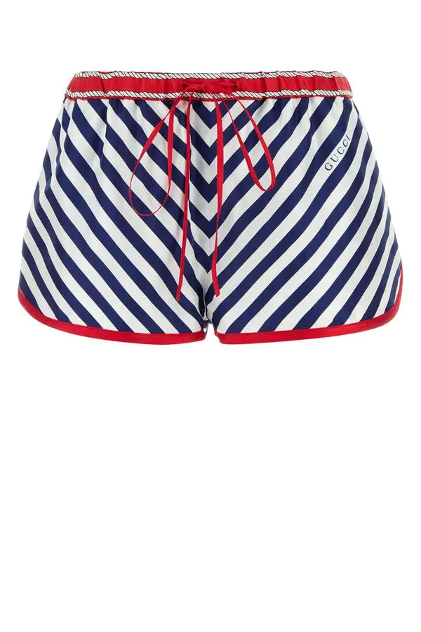 Gucci Printed Silk Shorts