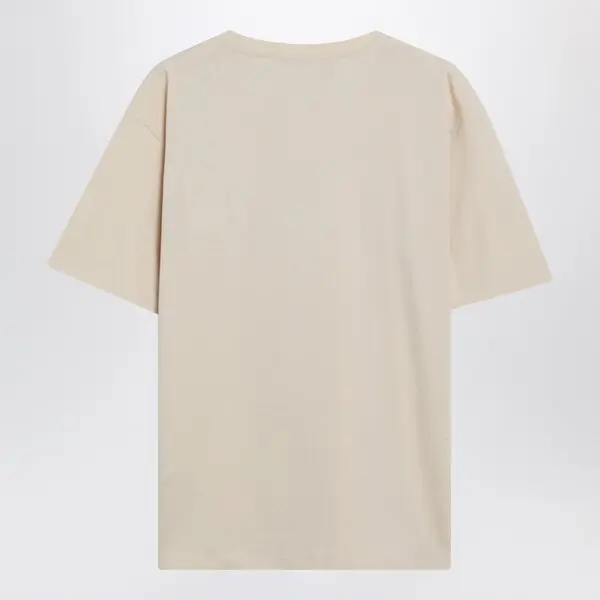 Valentino Garavani Butter-colored Â€œmade In Â€ T-shirt - Cream