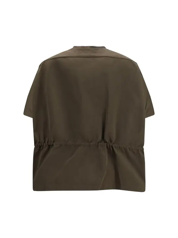 Rick Owens Satin Jacket - Brown