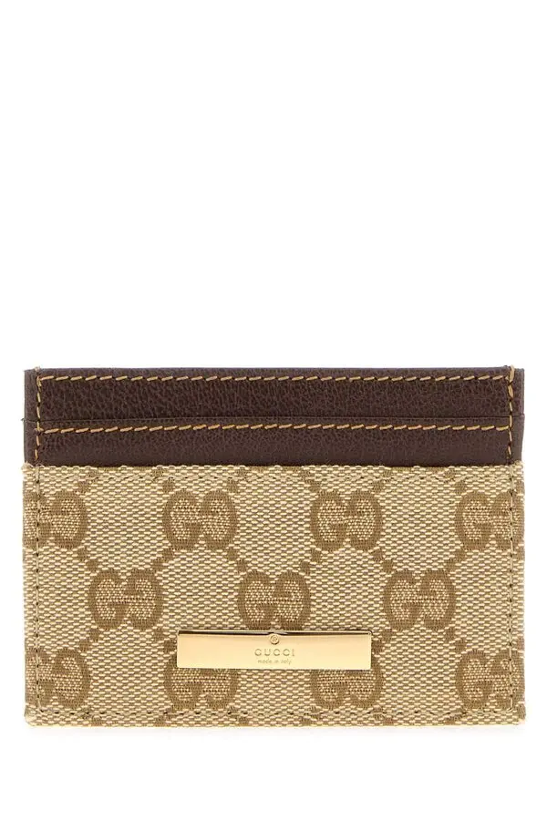 Gucci Gg Fabric Card Holder - Multicolor