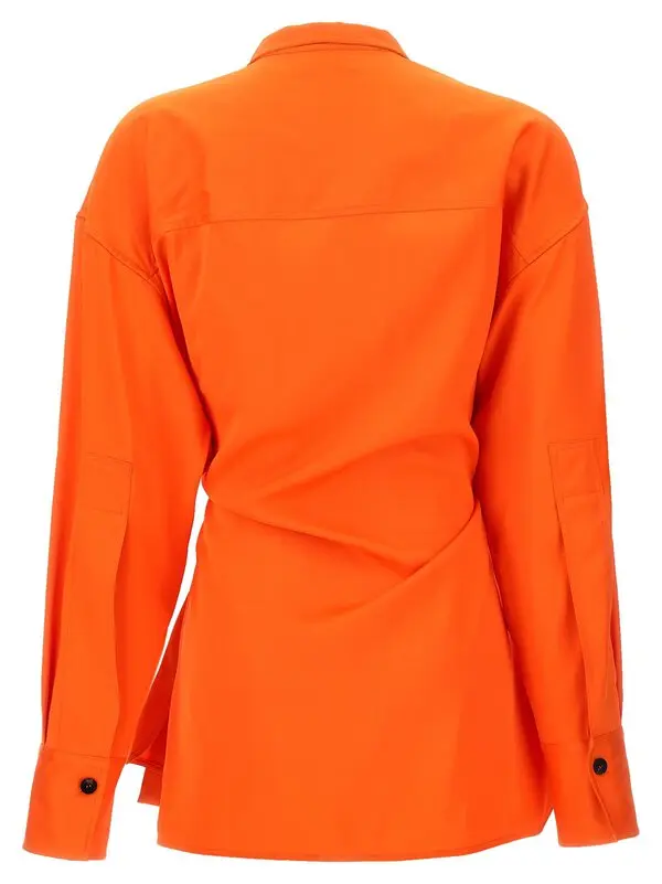 FERRAGAMO Satin Asymmetric Shirt