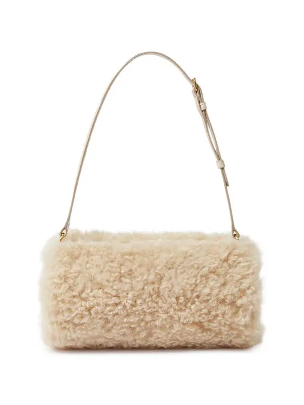 Stella McCartney Logo Shearling Pouch - Multicolor