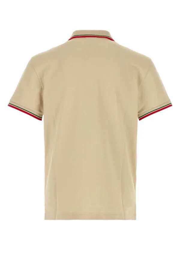 Gucci Beige Stretch Piquet Polo Shirt