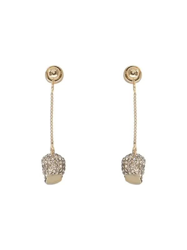 Alexander McQueen Skull Dangle Earrings