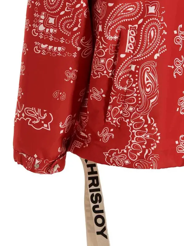 Khrisjoy Bandana Hood Nylon Windbreaker Jacket