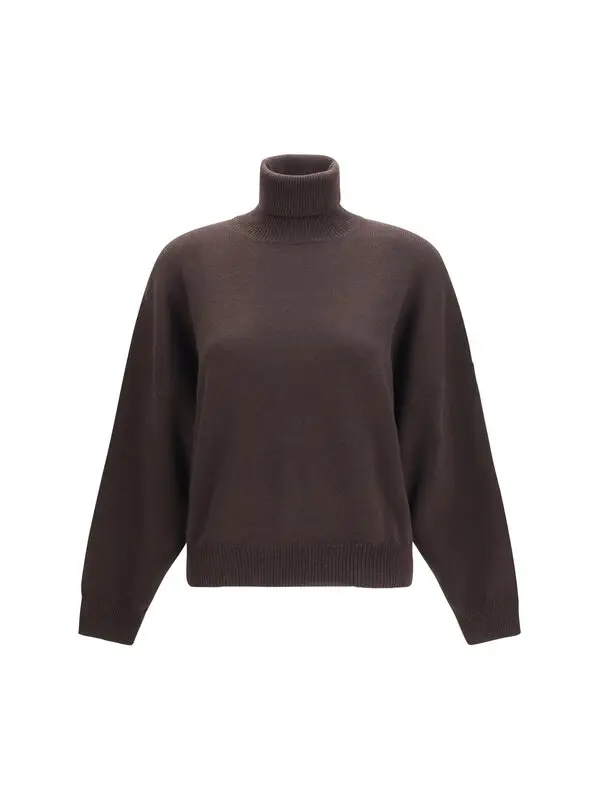 Brunello Cucinelli Cashmere Turtleneck Sweater - Brown