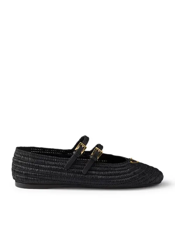 Prada Crochet Ballerinas