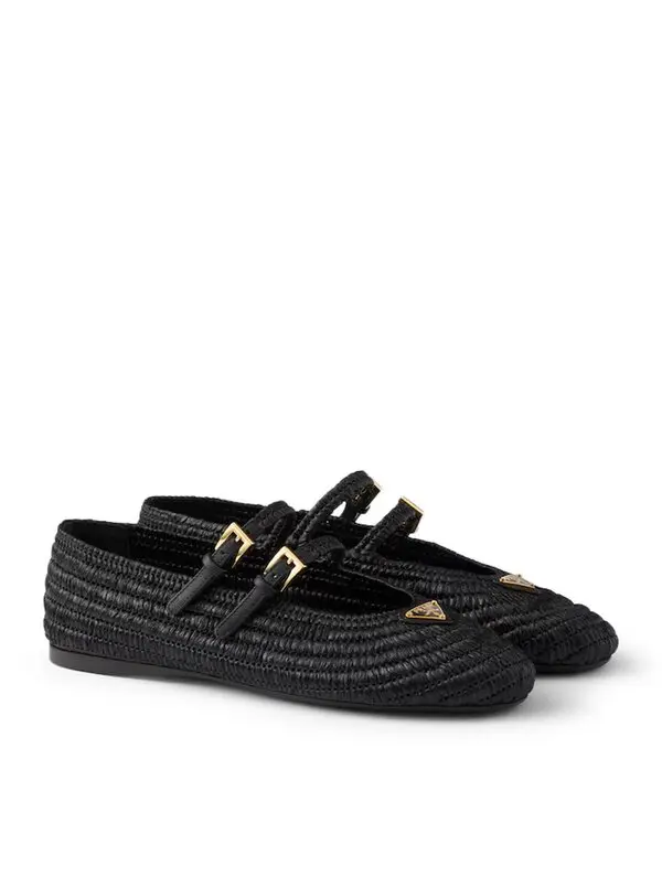 Prada Crochet Ballerinas