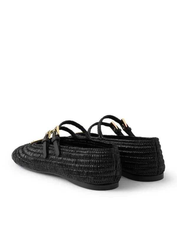 Prada Crochet Ballerinas