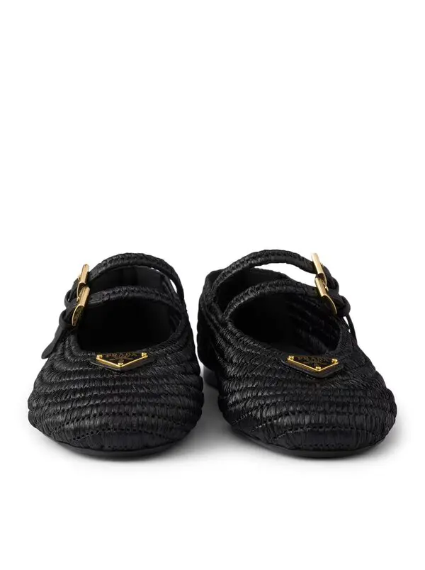Prada Crochet Ballerinas