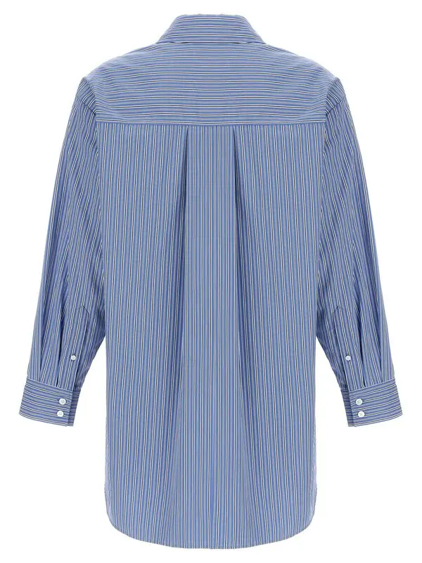 Isabel Marant Étoile Cylvany Striped Cotton Shirt - Blue