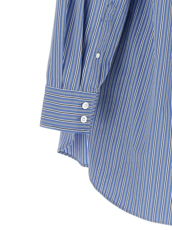 Isabel Marant Étoile Cylvany Striped Cotton Shirt - Blue