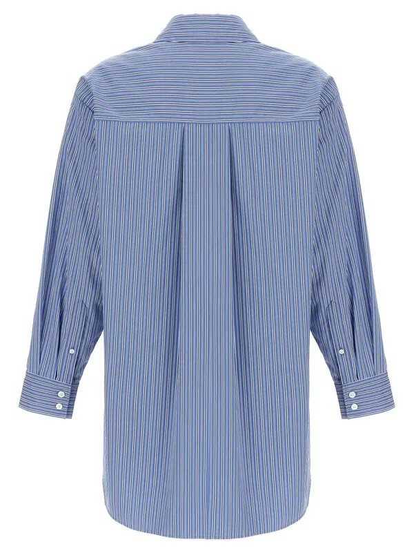 Isabel Marant Étoile Cylvany Striped Cotton Shirt - Blue