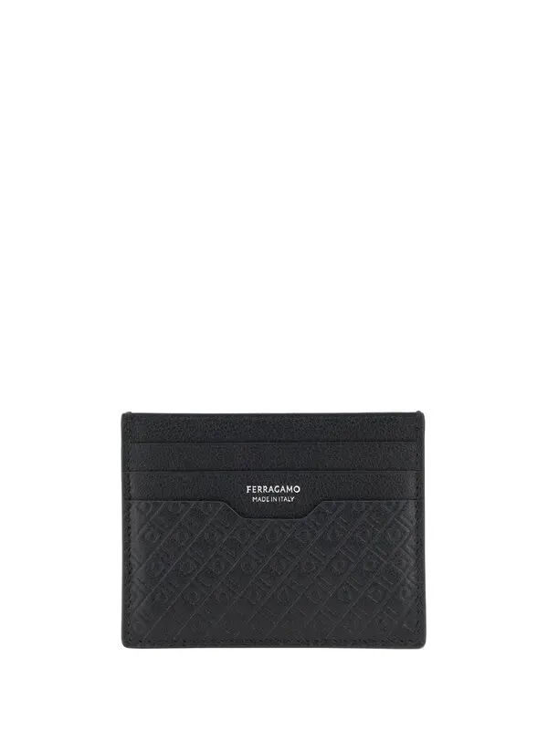 FERRAGAMO Leather Card Holder