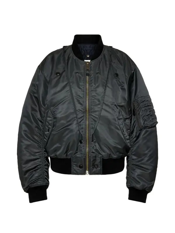 MAISON MARGIELA Nylon Bomber Jacket - Multicolor