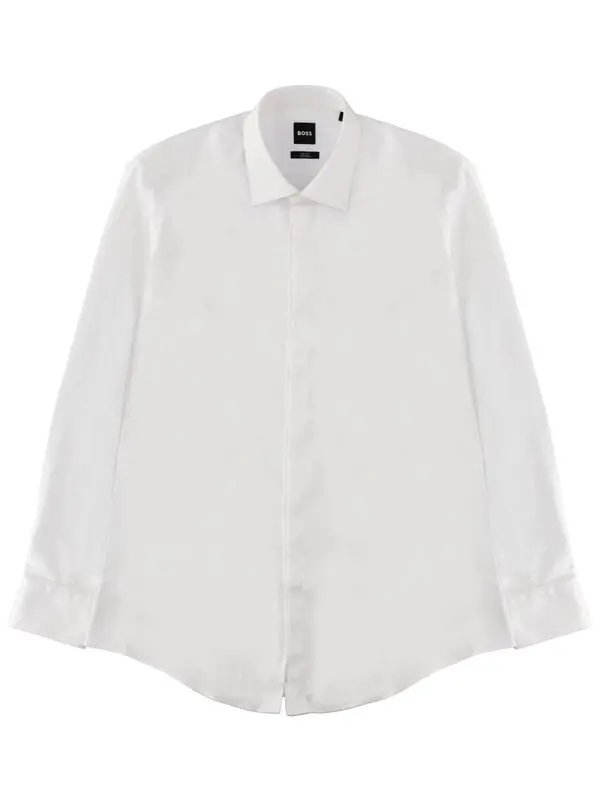 BOSS Cotton Shirt - White