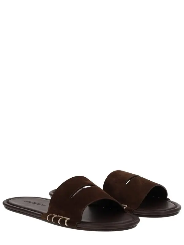 JW Anderson Leather Sandals - Brown