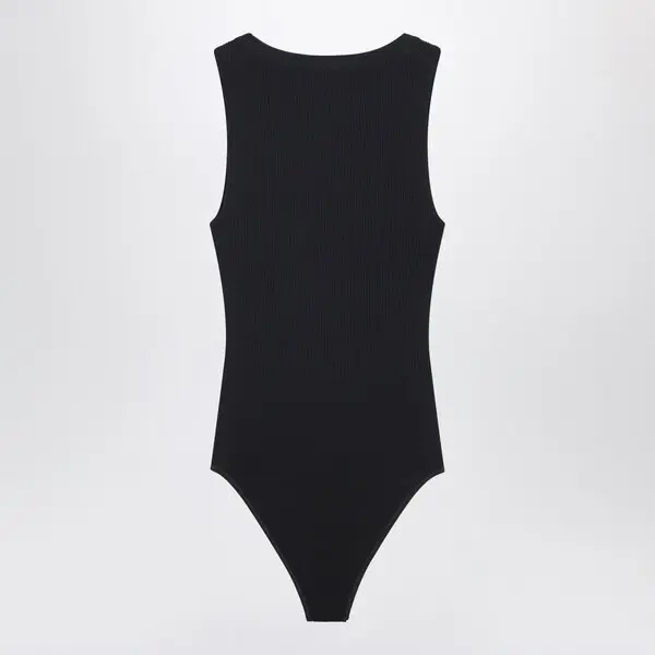 Alaïa Ribbed Knit Bodysuit