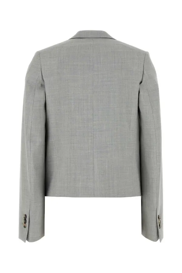 Loewe Grey Wool Blazer - Gray