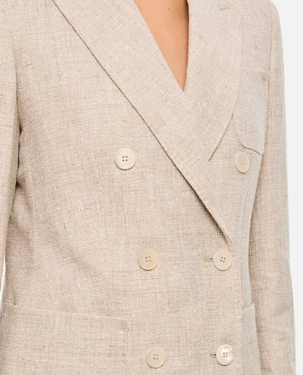 Max Mara Targa Linen Blazer