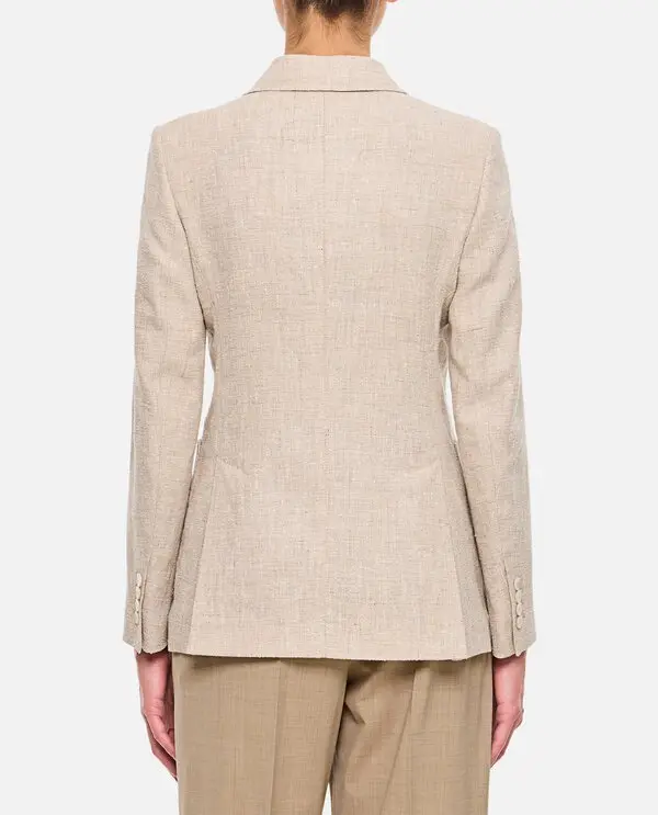 Max Mara Targa Linen Blazer - Multicolor