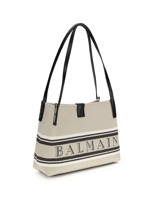 Balmain Canvas Shoulder Bag