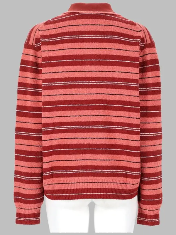 Paul Smith Striped Boucle Rugby Sweater - Pink