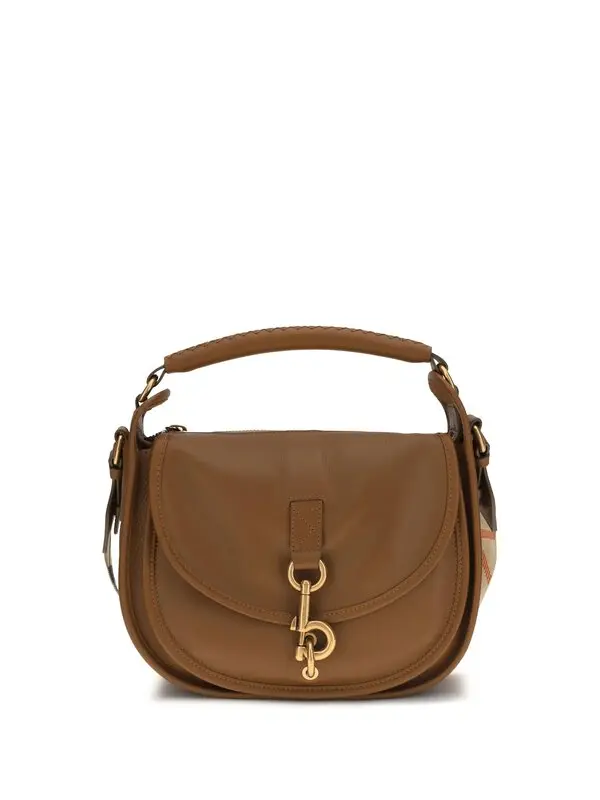 Burberry Small B Clip Crossbody Bag - Brown