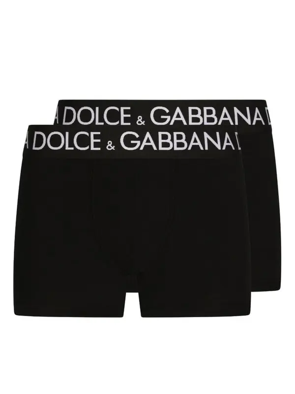 Dolce & Gabbana Bi-pack Boxer Regular - Black