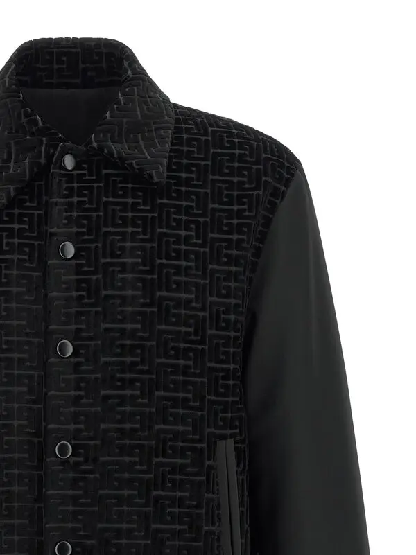 Balmain Velvet Bomber Jacket