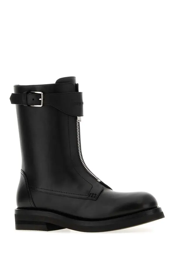 Alexander McQueen Leather Boots