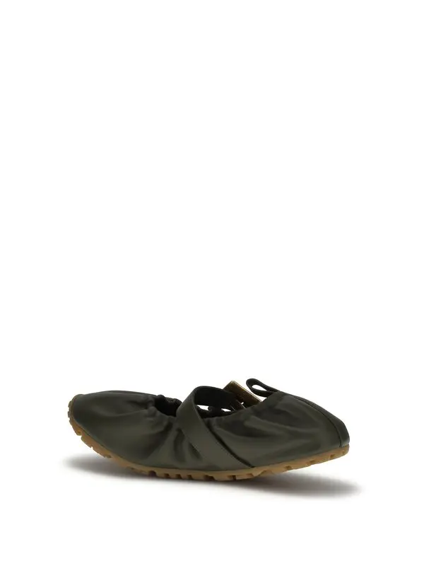 Balmain Buckle Strap Ballerinas