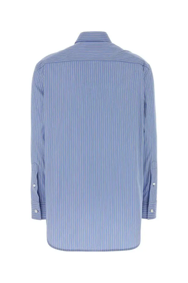 Balenciaga Embroidered Poplin Shirt - Multicolor