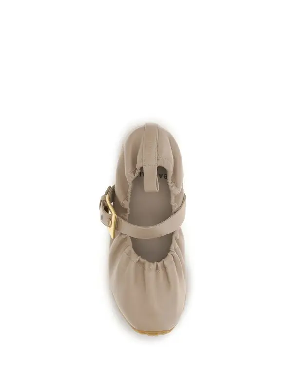 Balmain Buckle Strap Ballerinas