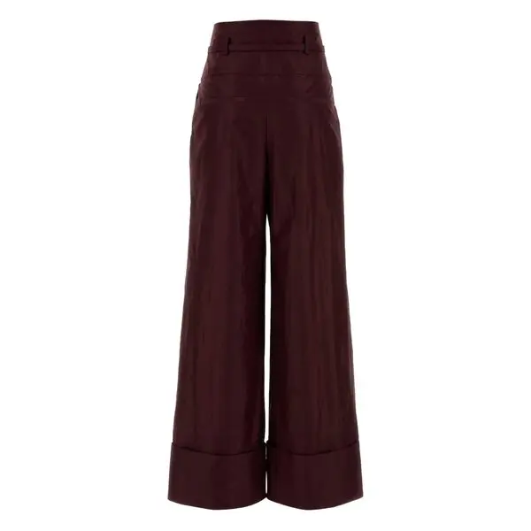 Fendi Palazzo Pants - Red