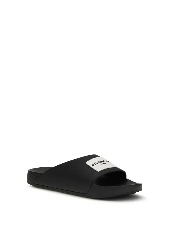 Givenchy Rubber Logo Slippers