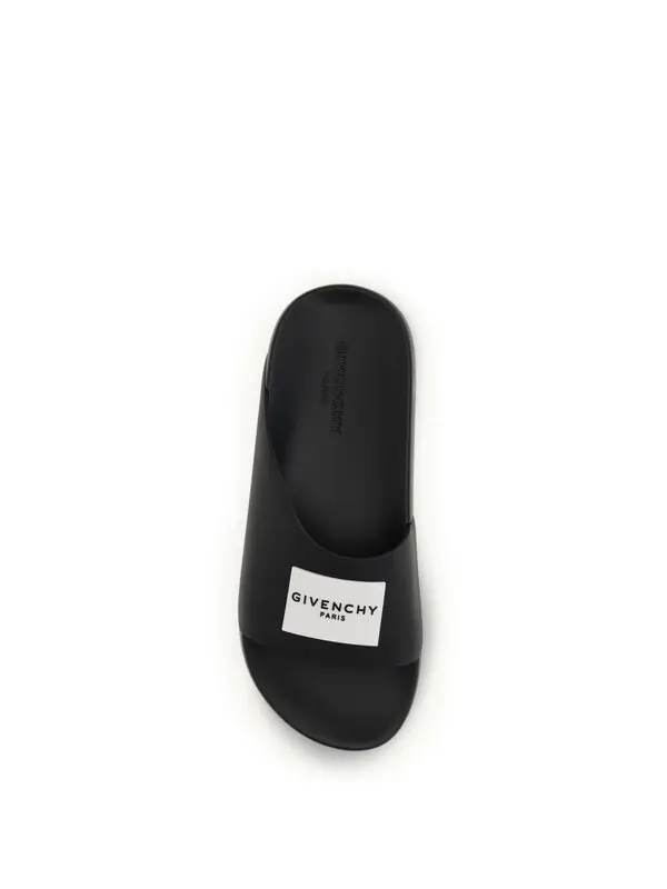 Givenchy Rubber Logo Slippers