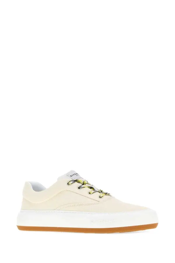 Givenchy Ivory Canvas New City Sneakers