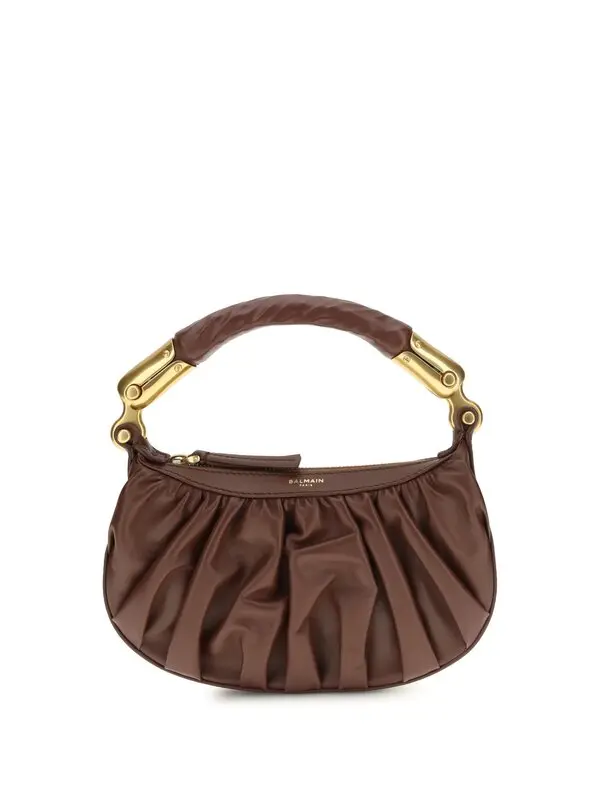 Balmain Bène Mini Bag In Calfskin Leather