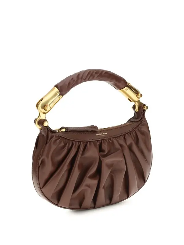 Balmain Bène Mini Bag In Calfskin Leather