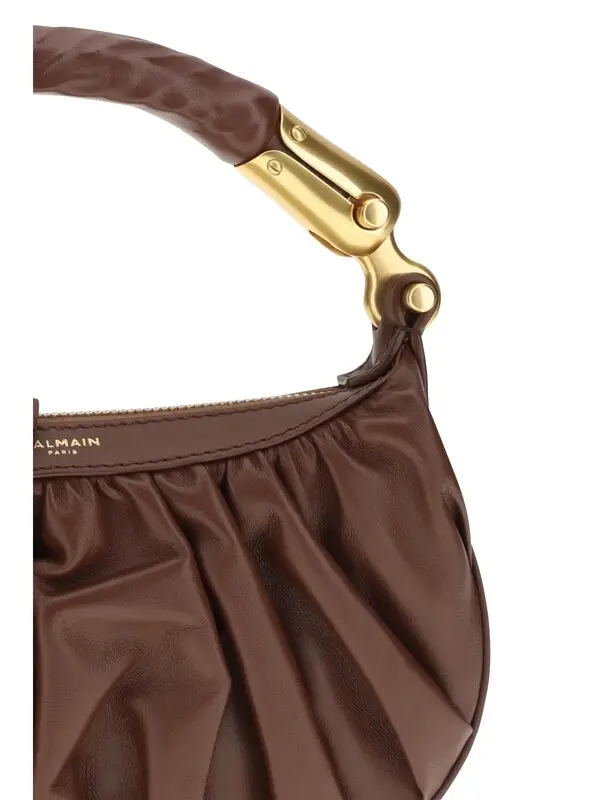 Balmain Bène Mini Bag In Calfskin Leather