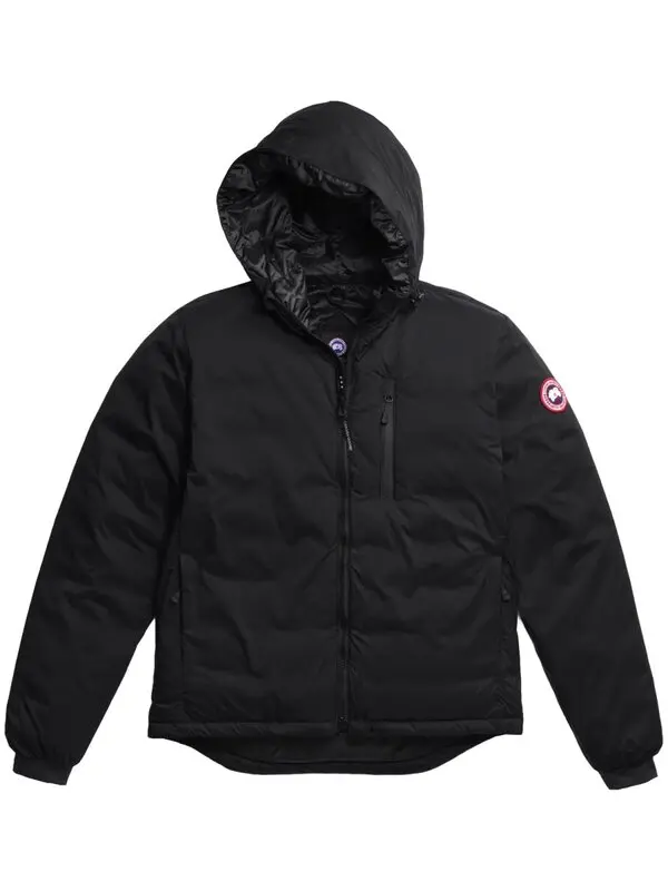 Canada Goose Lodge Jacket With Hood - Black