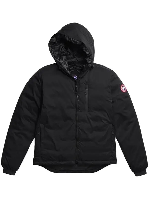 Canada Goose Lodge Jacket With Hood - Black