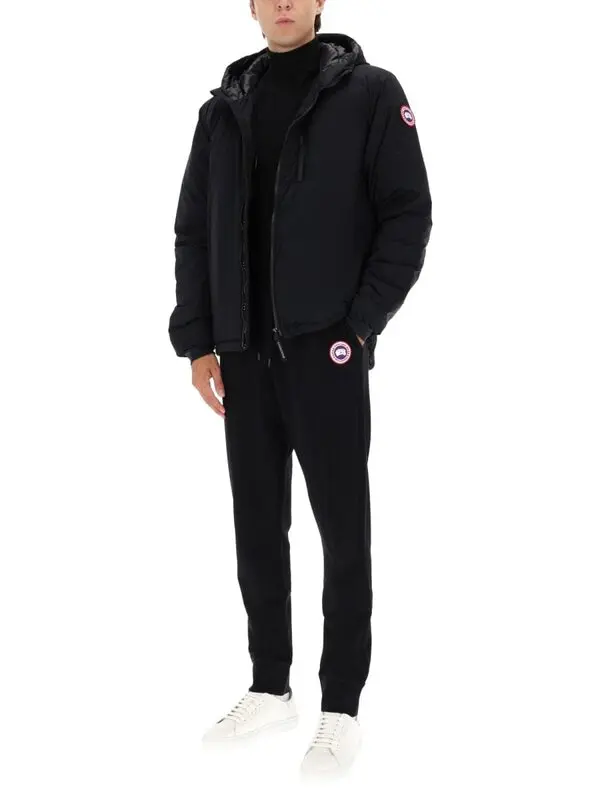Canada Goose Lodge Jacket With Hood - Black