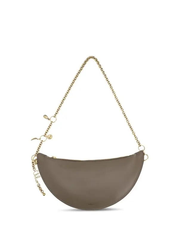 Chloé Leather Shoulder Bag - Gray