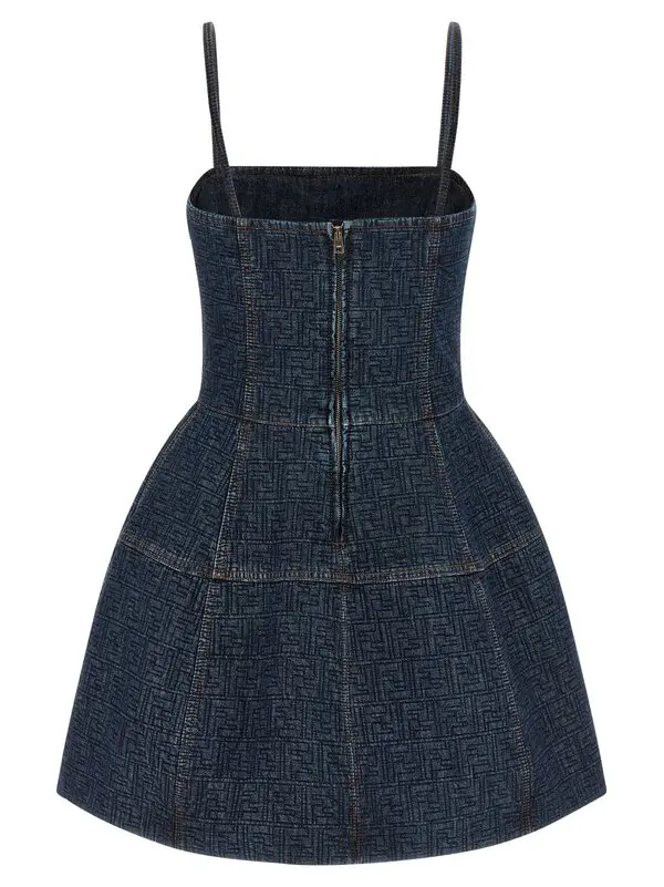 Fendi Ff' Denim Dress