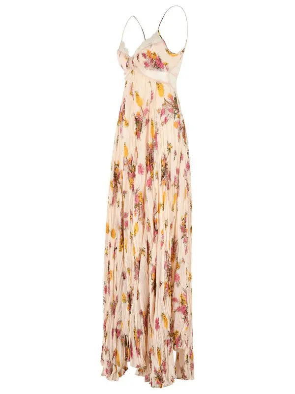 Blumarine Peach Viscose Dress